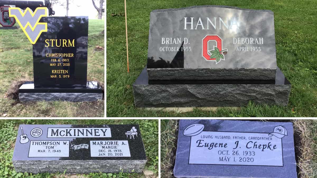 6 Headstone Designs For Athletes