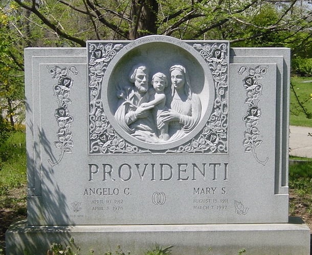 How Headstone Lettering Appears on Different Granite Colors