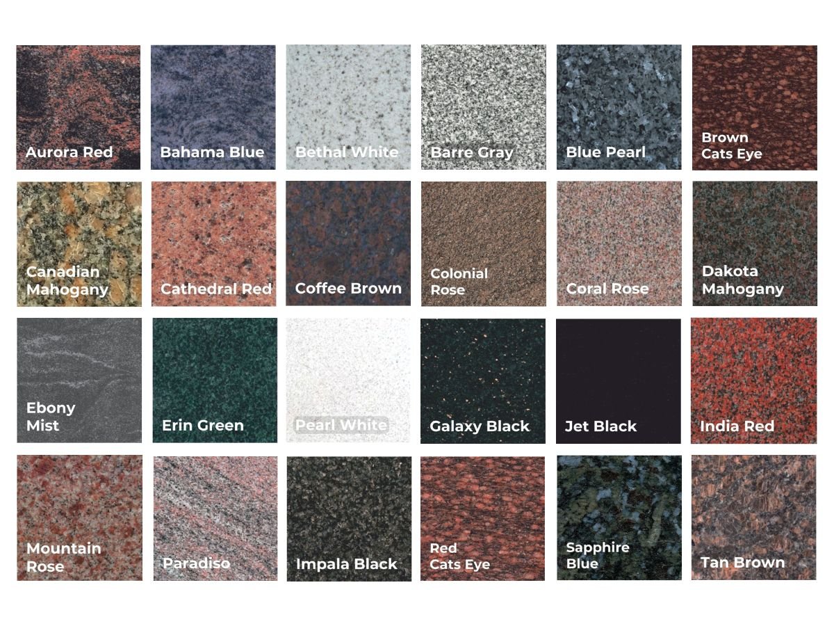 23 Granite Headstone Colors For Your Loved One’s Memorial